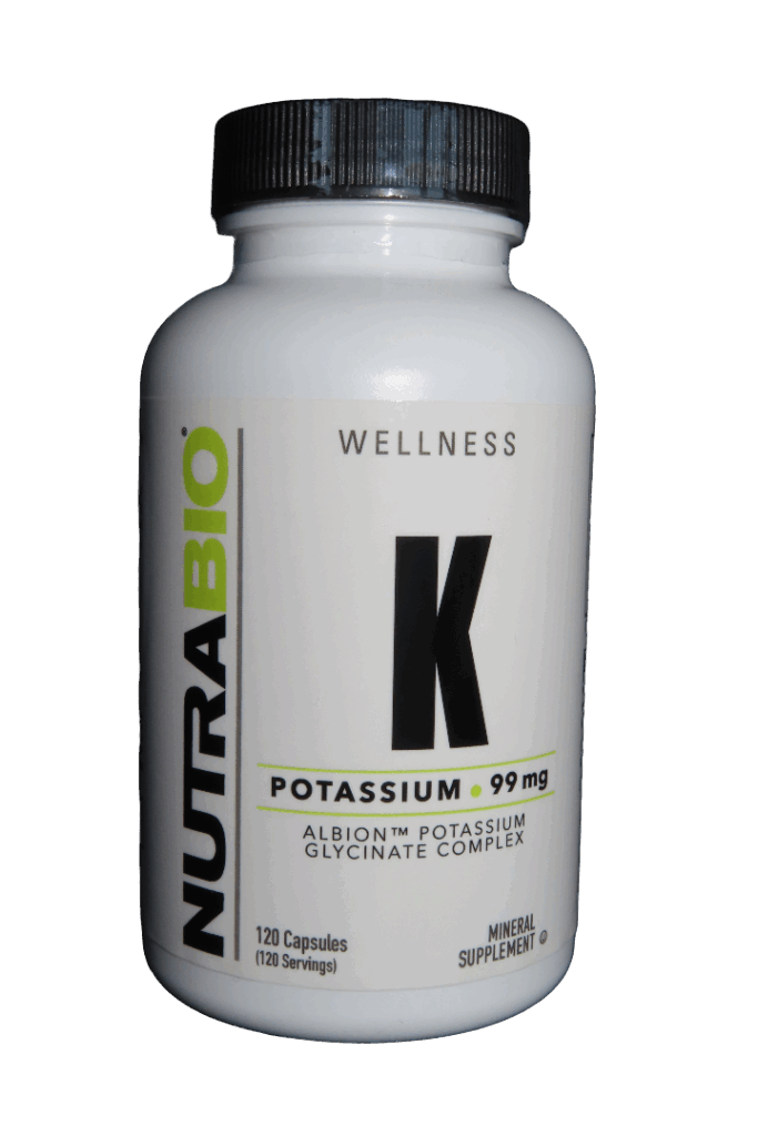 NutraBio Potassium - Xtreme Performance Nutrition